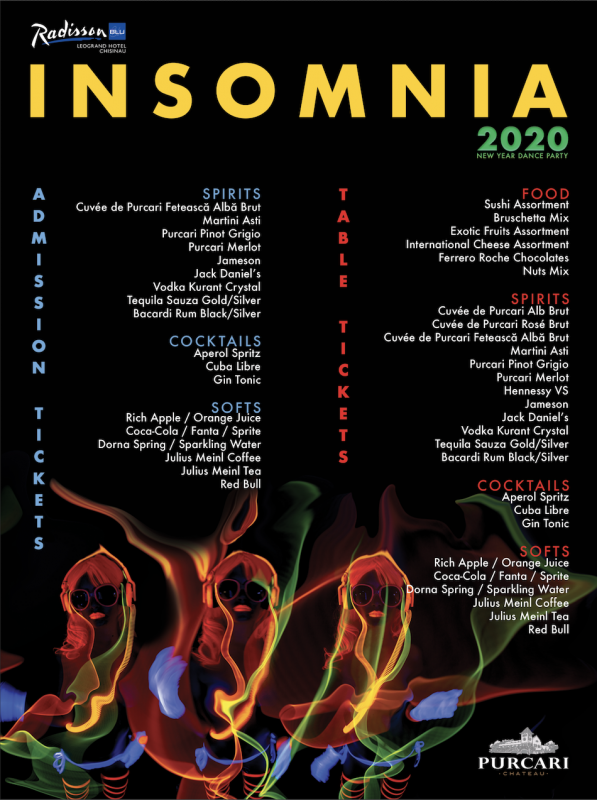 Insomnia — новогодняя вечеринка в Radisson Blu Leogrand Hotel с MC ...